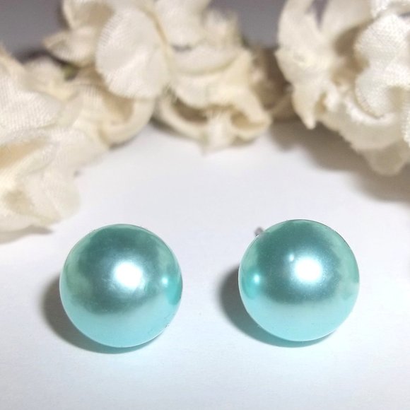 Fashion Jewelry | Jewelry | Earring Turquoise Blue Pearl Earring Blue ...